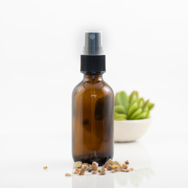 60 ml Amber Glass Fine Misting Spray Bottle - EOS ZA